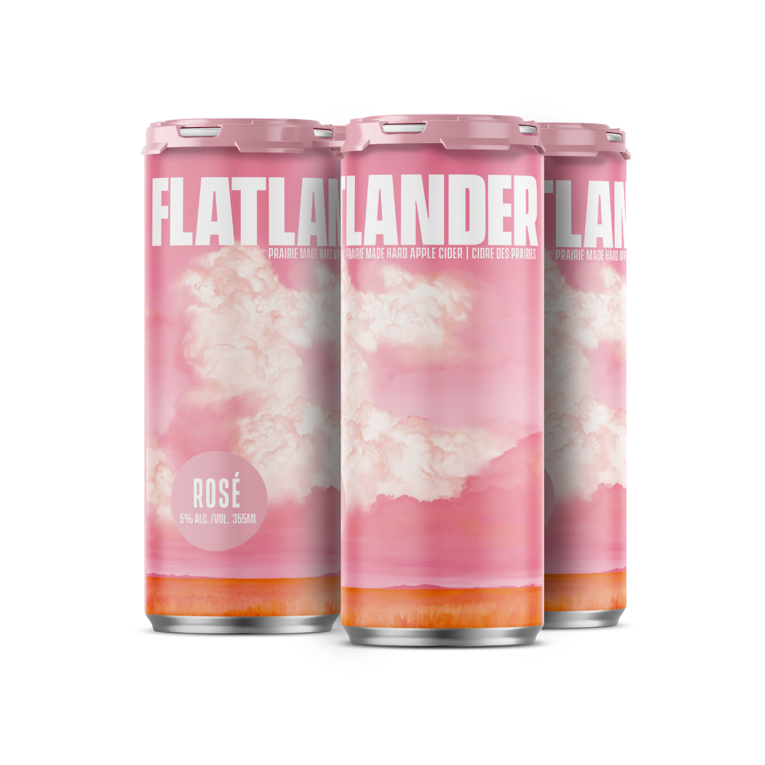 FLATLANDER ROSE 355ML 4-PACK – HORSEMAN