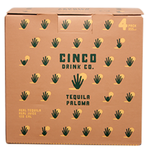 CINCO DRINK CO. - TEQUILA PALOMA 4 CANS – HORSEMAN