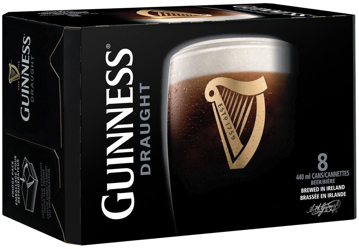 GUINNESS DRAUGHT (CANS) 8-PACK – HORSEMAN