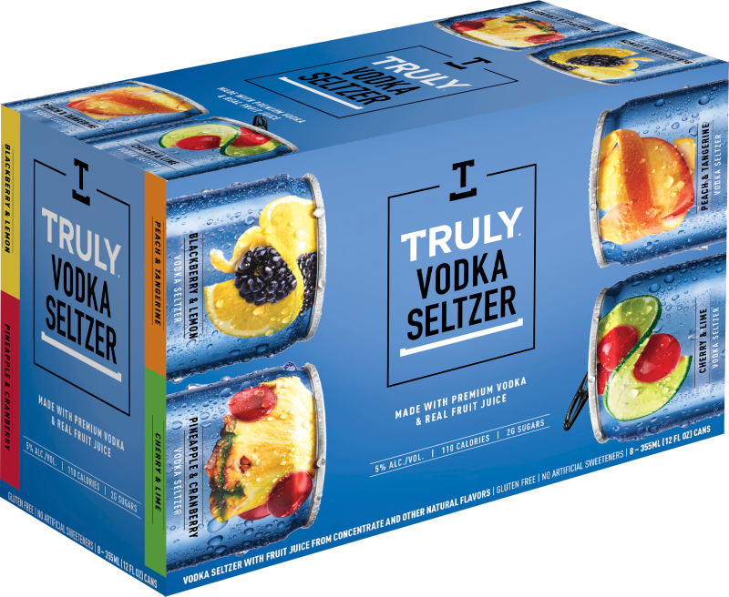 TRULY VODKA SODA VARIETY PACK 8 CAN – HORSEMAN
