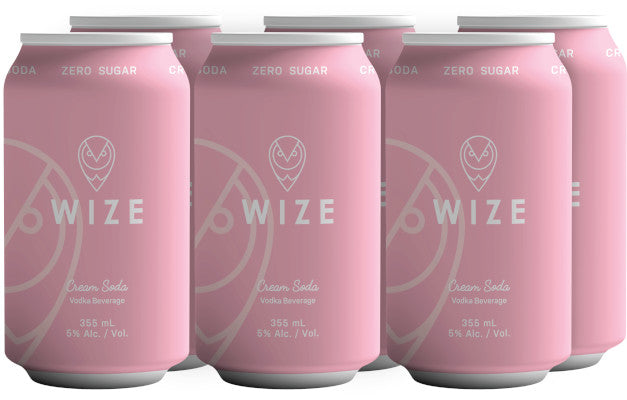 WIZE - CREAM SODA 6 CANS SUGAR FREE – HORSEMAN