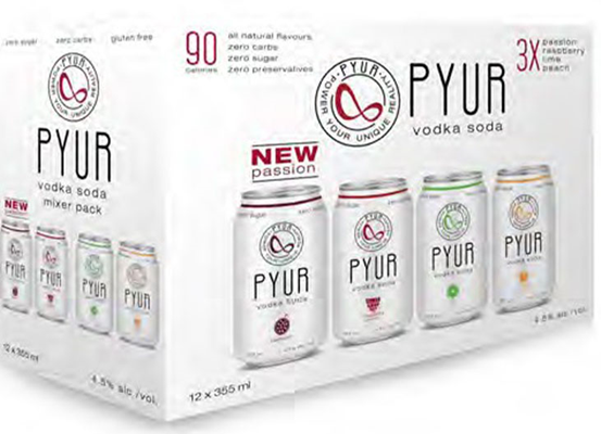 PYUR VODKA SODA MIXER 24 PACK – HORSEMAN