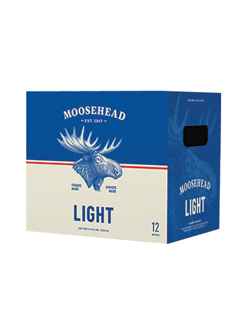 MOOSEHEAD LIGHT 12 BOTTLES – HORSEMAN